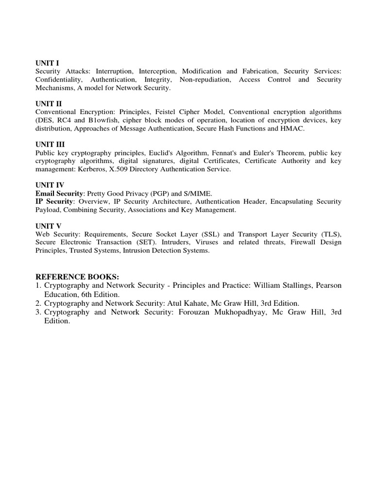 CNS Notes | PDF | Cryptography | Encryption