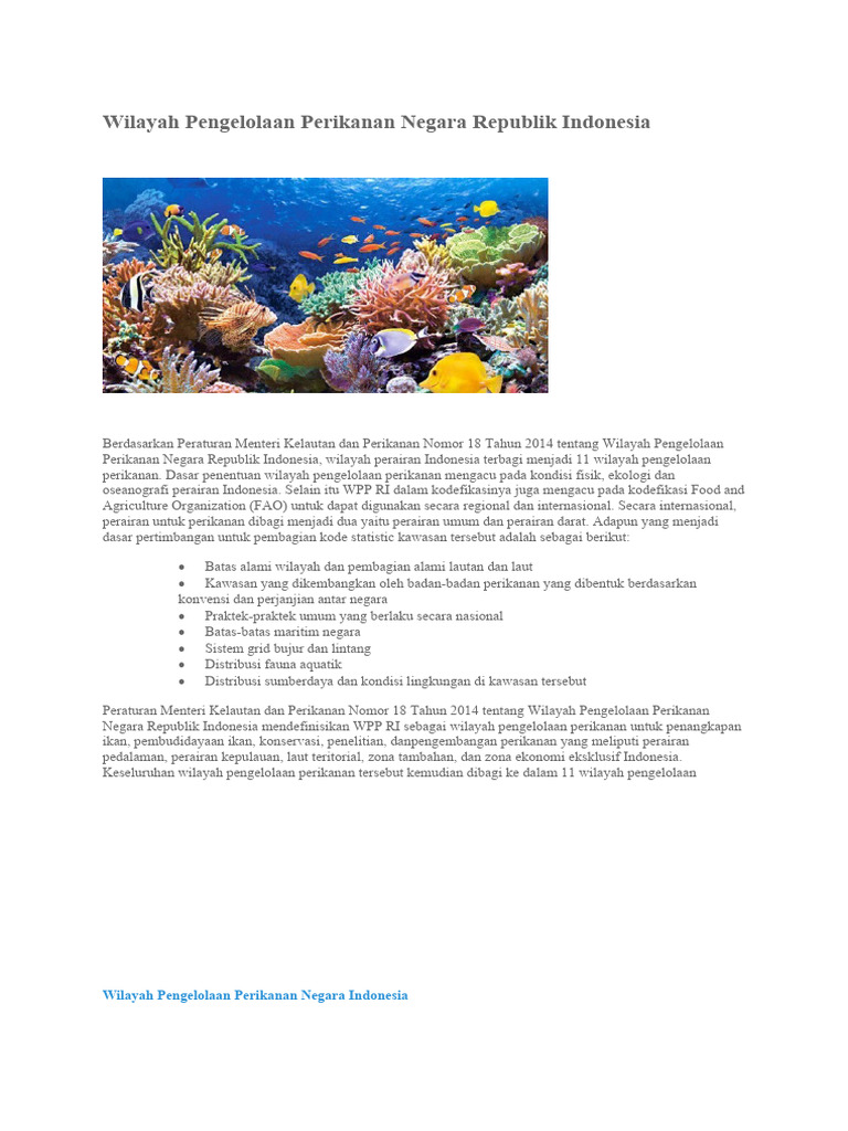 Wilayah WPPNRI-HukumMaritim | PDF | Perjalanan