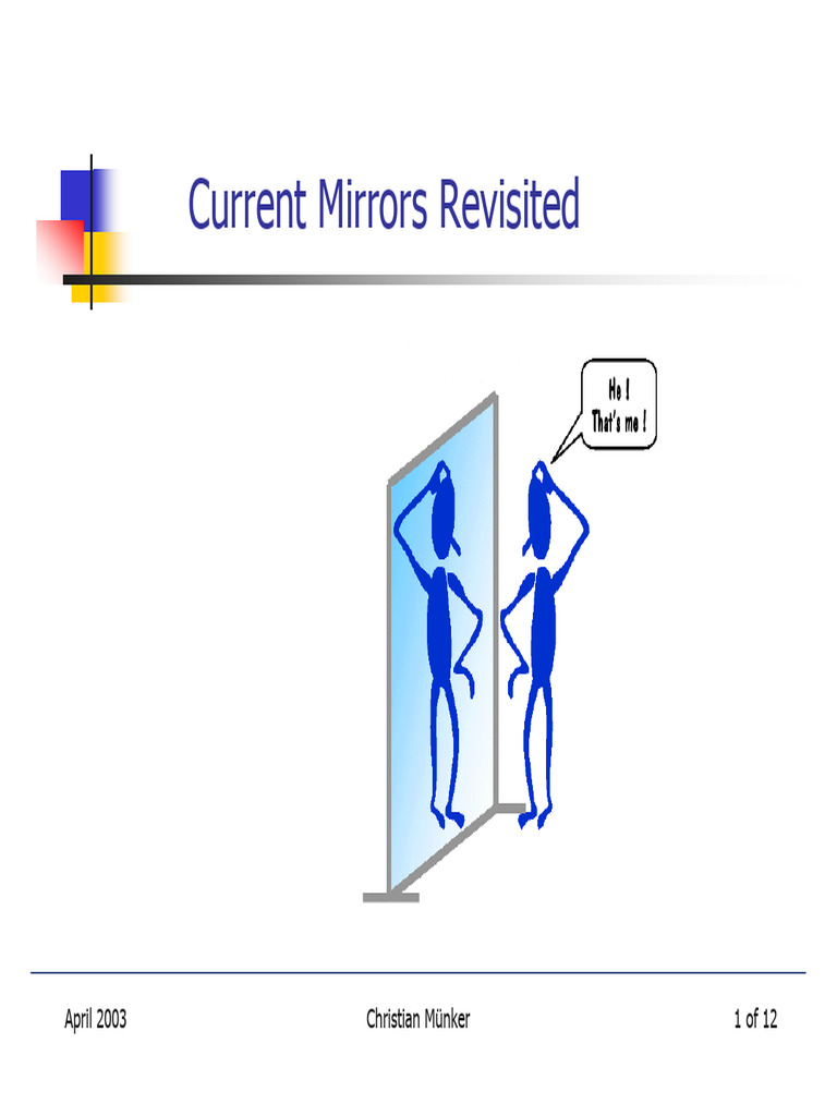 Advanced Current Mirror Design Techniques | PDF
