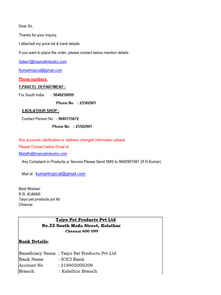 Bank Details | PDF | Finance & Money Management