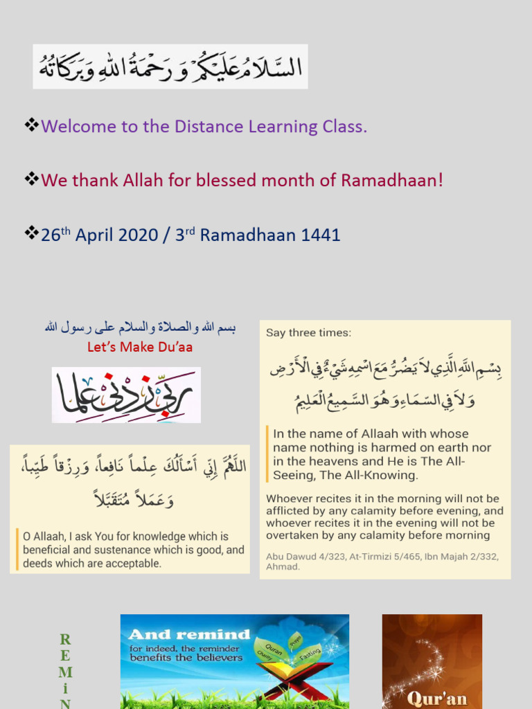 Grade 11 - Allahs Messenger Seal of The Prophets - Surah Al Ahzab 36 48 ...