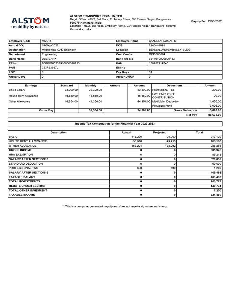 492945_DEC_2022 | PDF | Tax Deduction | Taxes