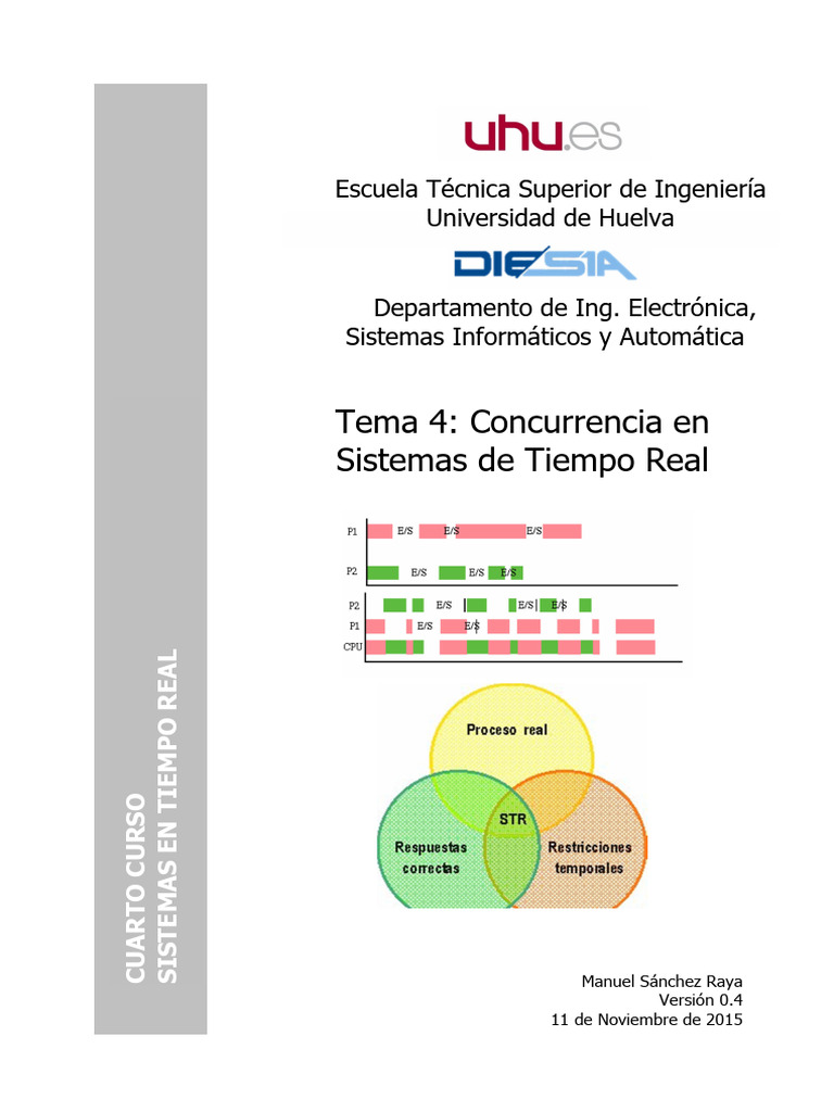 Programación Concurrente en Sistemas RT | PDF | Programación | Programa de computadora