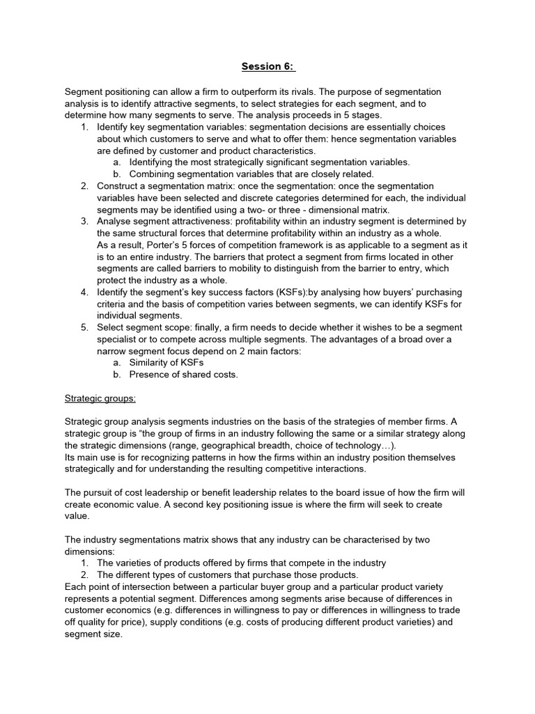 Strategies Notes | Download Free PDF | Marginal Cost | Demand