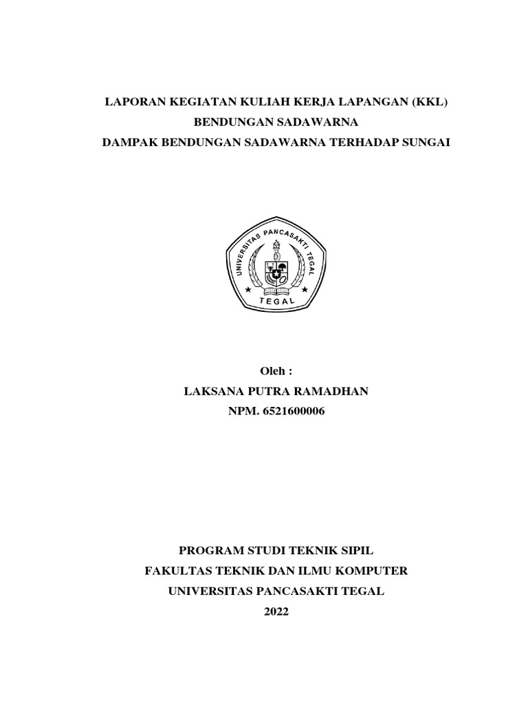 Laporan KKL Laksana Putra R) (6521600006) | PDF
