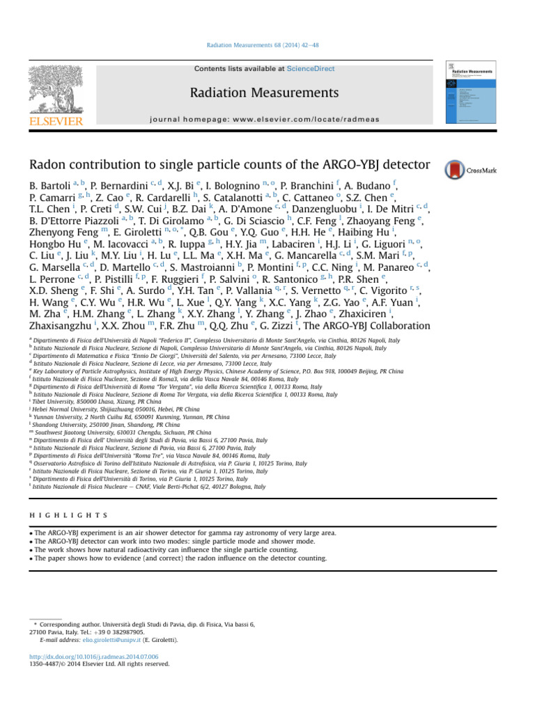 1 s2.0 S1350448714002091 Main - RADON | PDF | Physical Sciences