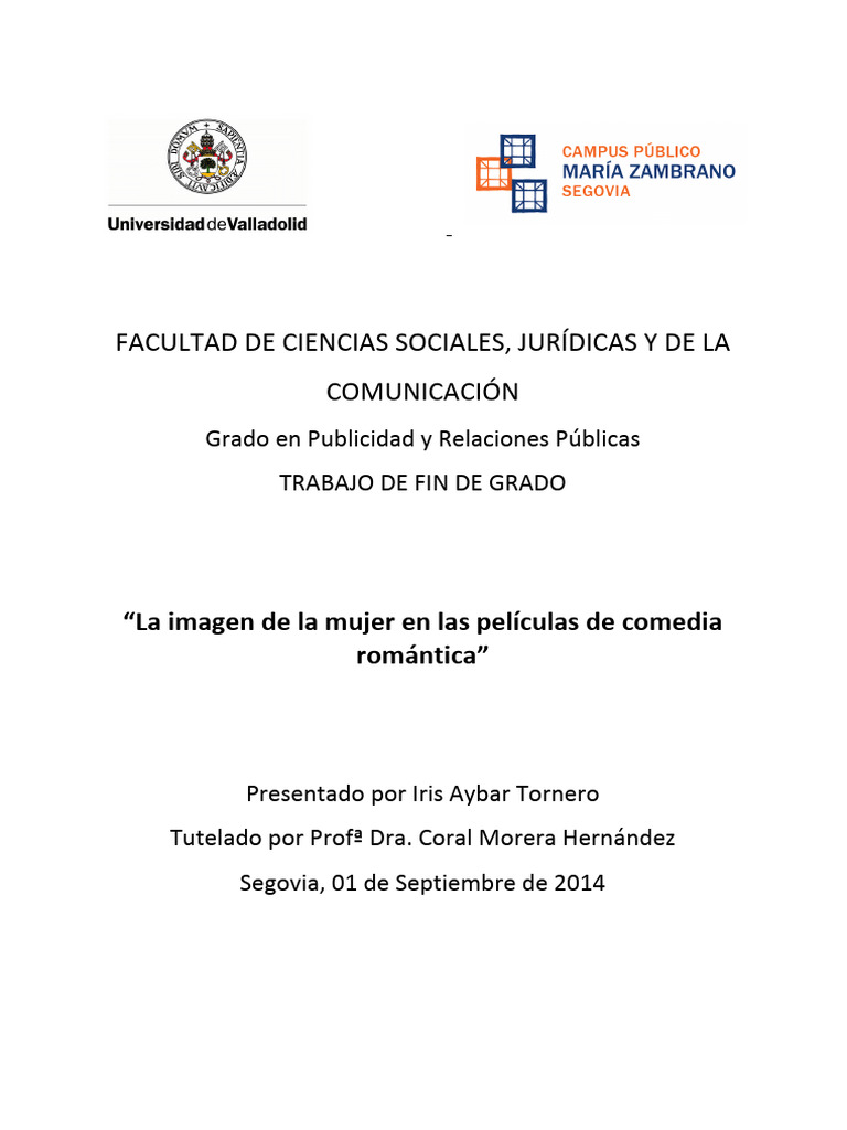TFG-N 116 | PDF | Estereotipos | Mujer
