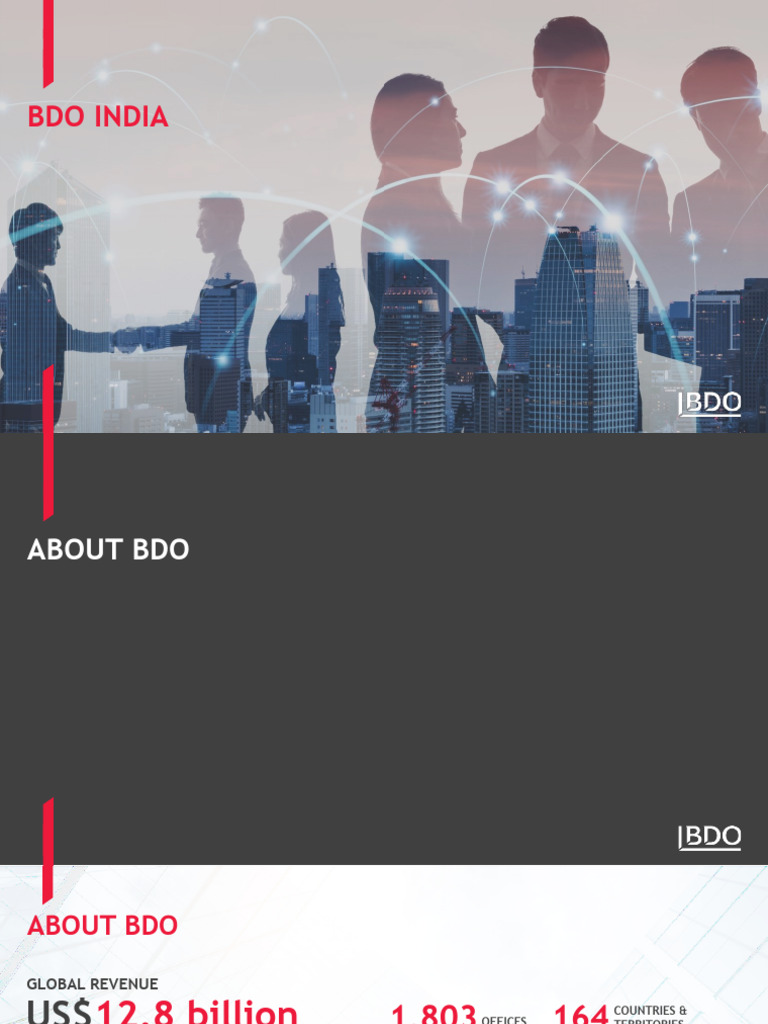 Overview of BDO India Offices and Services | PDF | Economies | Business