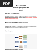 Class 12 Biology Notes Chapter - 12 Ecosystem | PDF | Ecosystem | Food Web