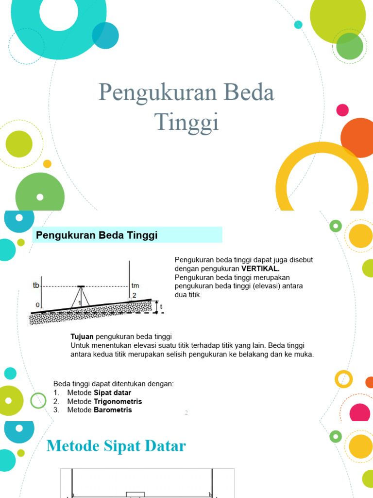 BAB 4 Pengukuran Beda Tinggi | PDF