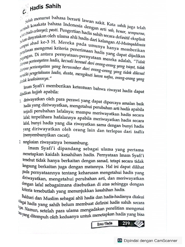 Hadis Shahih, Hasan Dan Dhaif | PDF