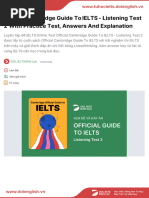 Cambridge 20 Listening & Reading Answers | PDF | Chess Openings | Chess