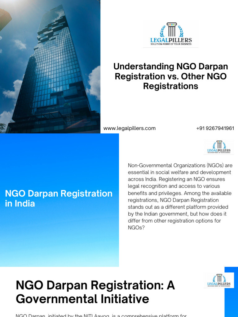 NGO Darpan Registration in India - LegalPillers | PDF | Non Governmental Organization ...