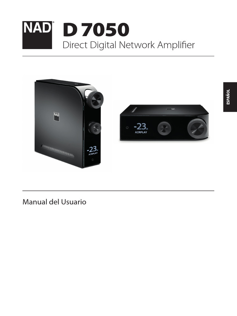 NAD D 7050 Direct Digital Network Amplifier - Spanish Manual | PDF ...
