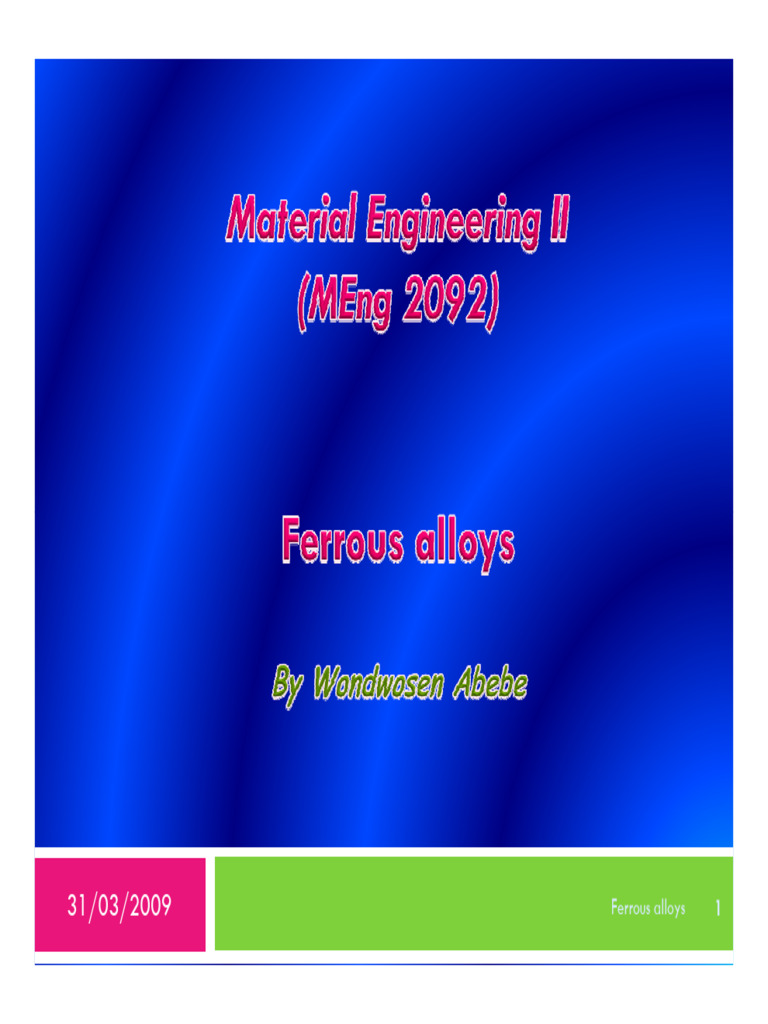 Alloy Steels | PDF | Steel | Alloy