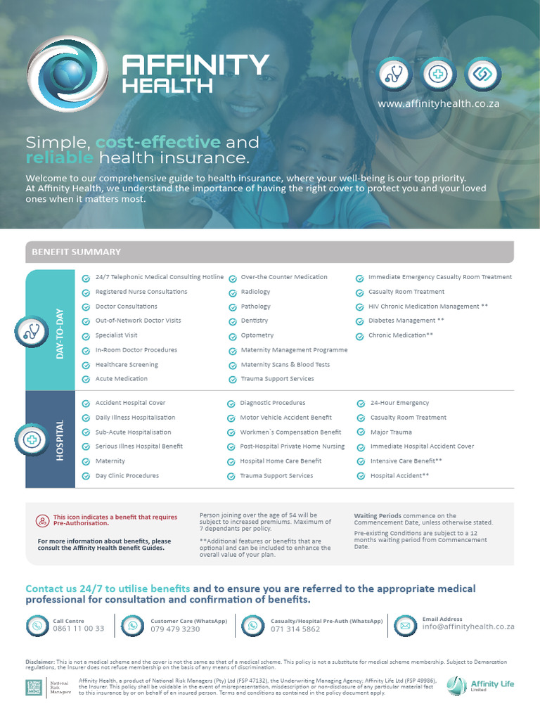 Affinity Health Insurance Overview | PDF | Emergency Department ...