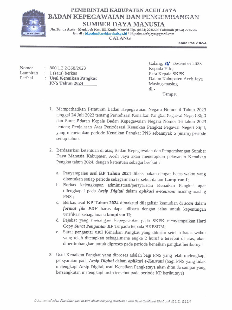 Surat - Edaran - KP - Tahun - 2024 | PDF