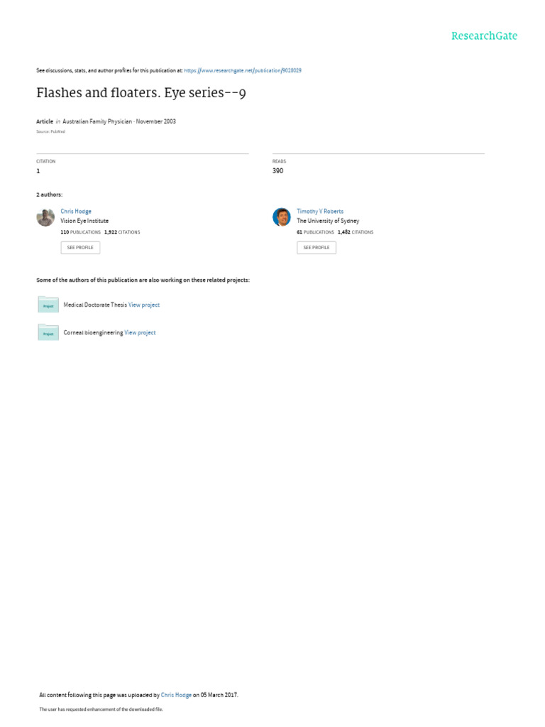 AFP2003 Flashesand Floaters | PDF