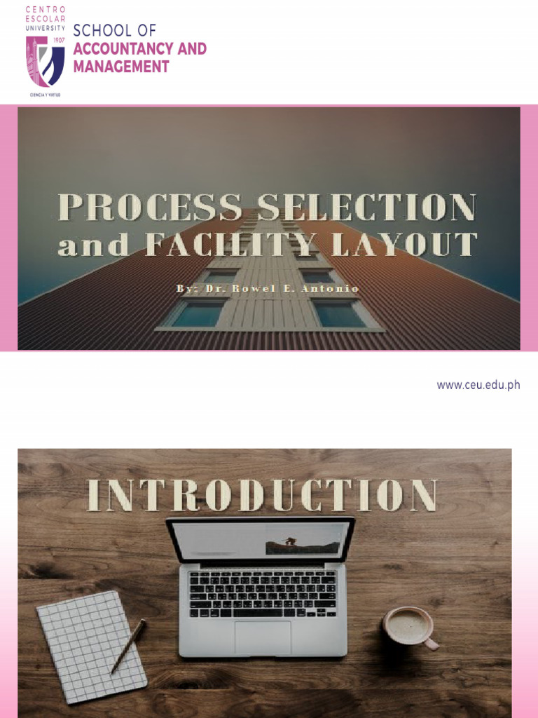 LECTURE 5 PROCESS SELECTION | PDF