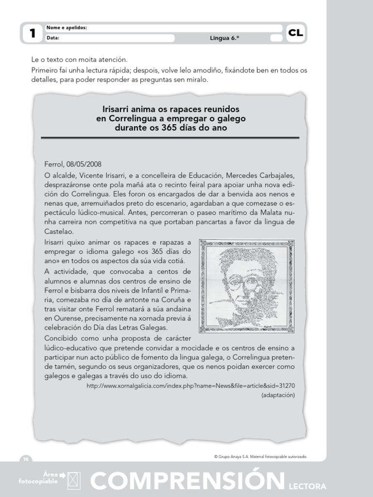 Comprensión Lector Pdf