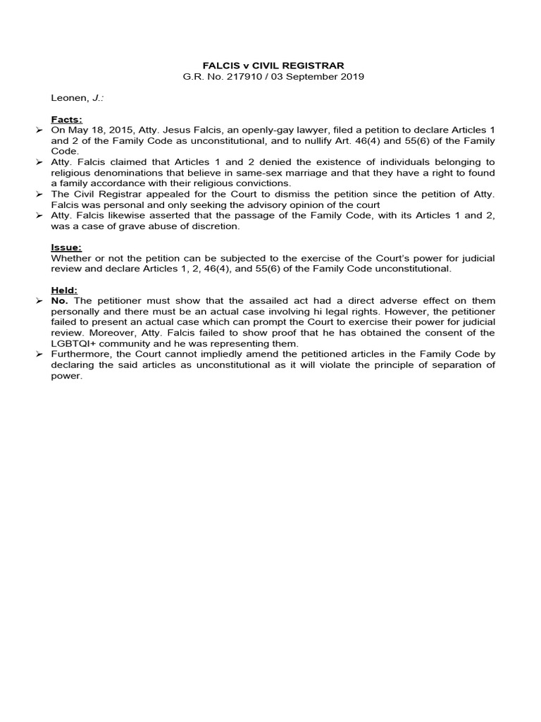Module 2 Case Digests | PDF