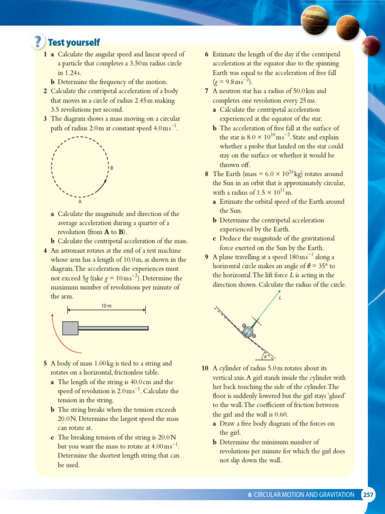 2.3-Circular Motion | PDF | Acceleration | Force