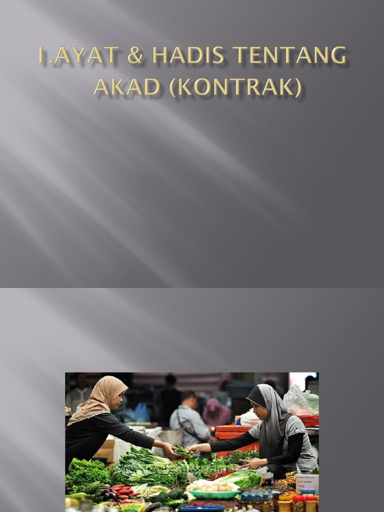 Akad dan Perjanjian dalam Islam | PDF
