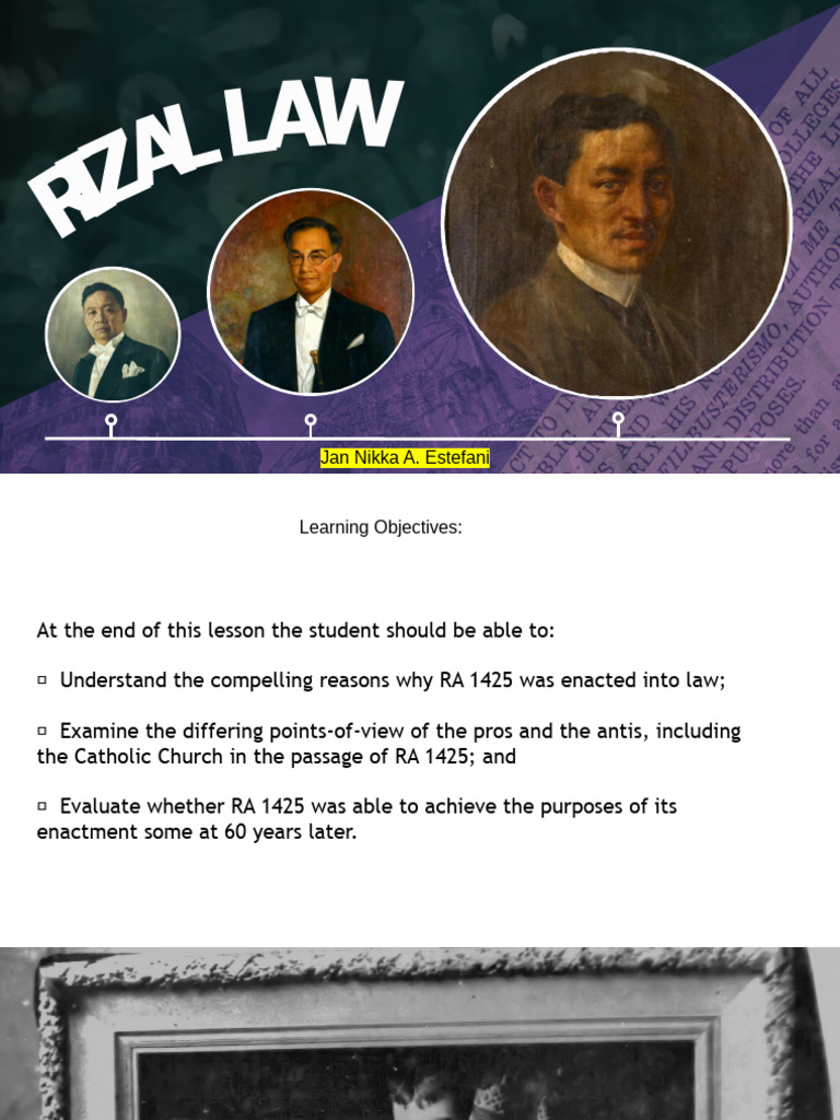 Intro To Rizal Law | PDF