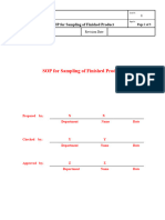 Procedure For Sampling of RM and PM | PDF | Quality Assurance ...