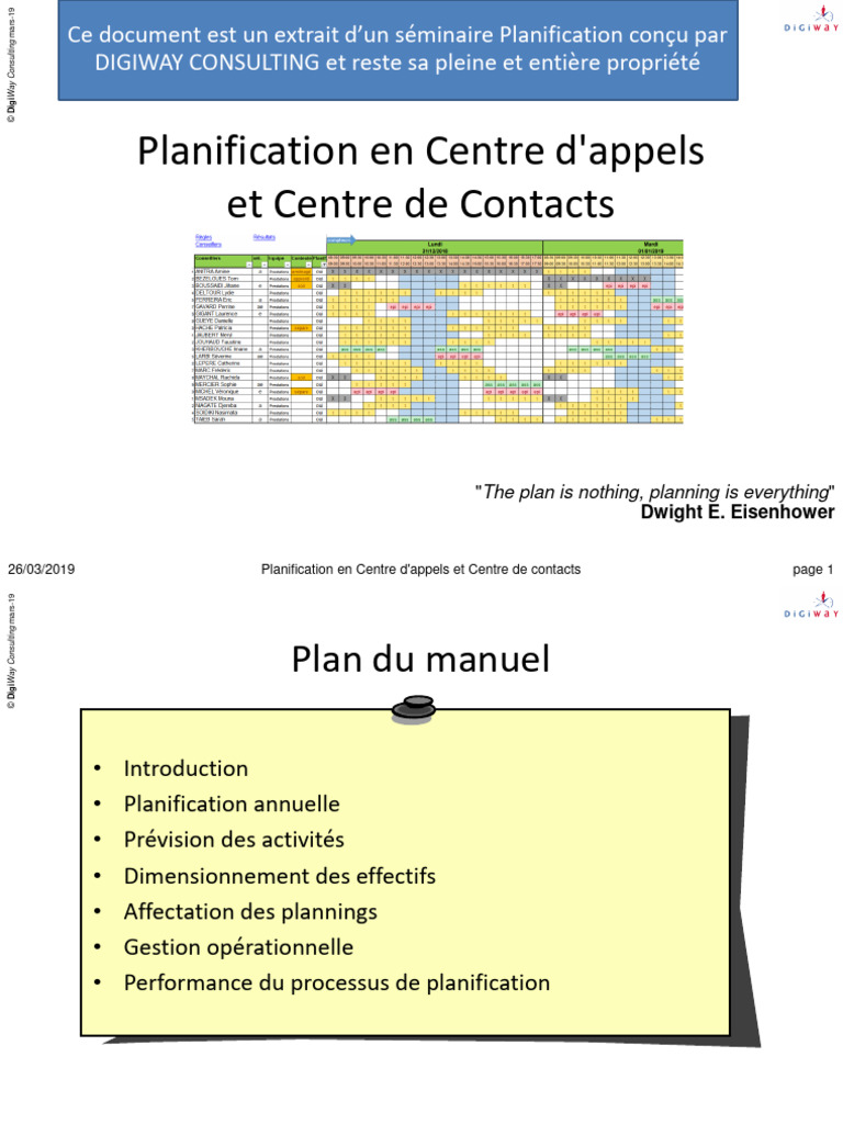 Seminaire Planification | PDF