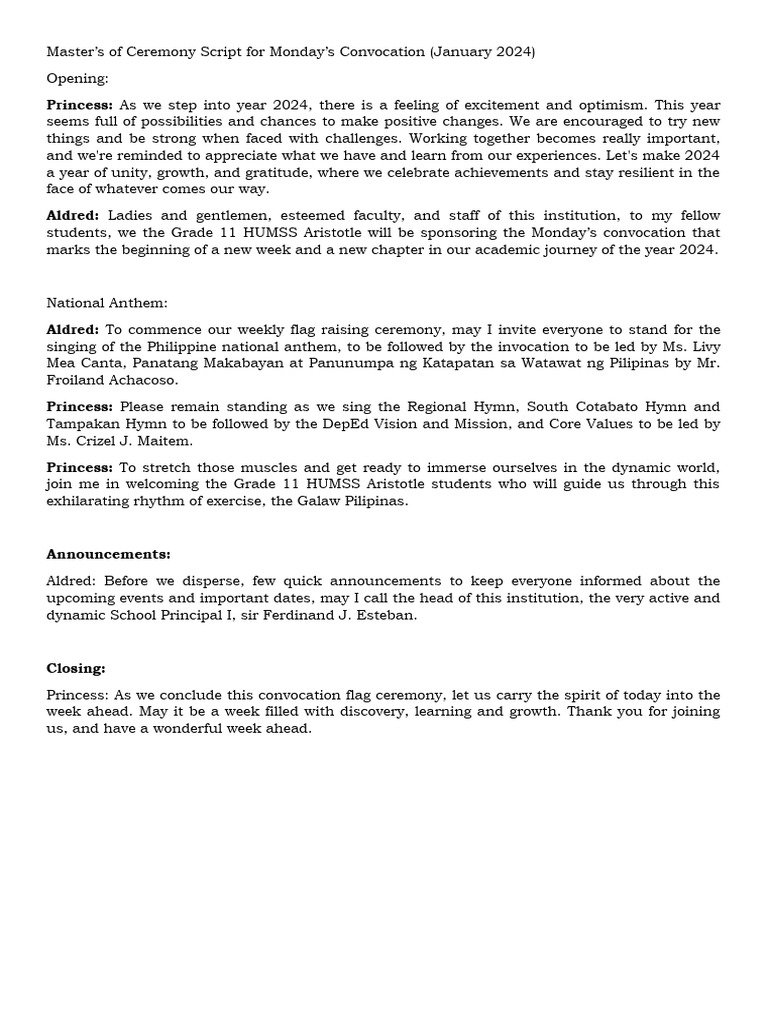 Mc Script Pdf