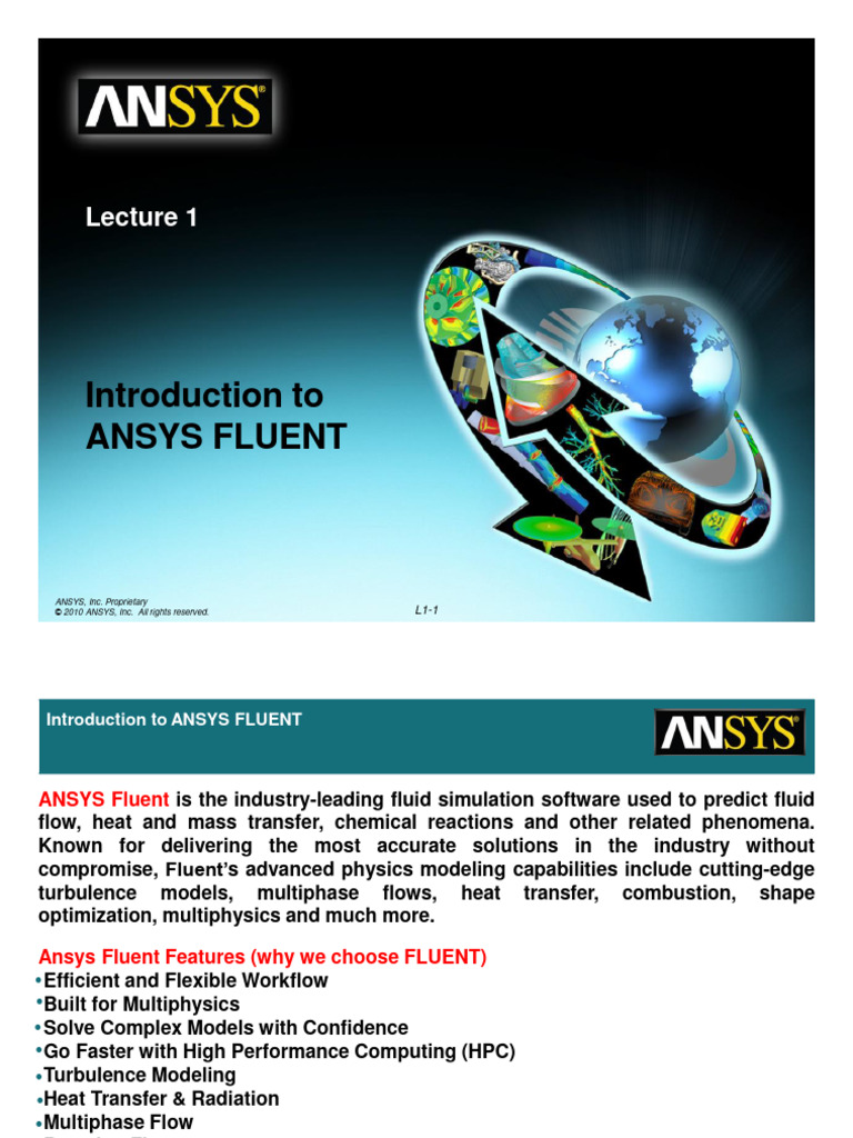 Lecture01-Introduction To Fluent | PDF