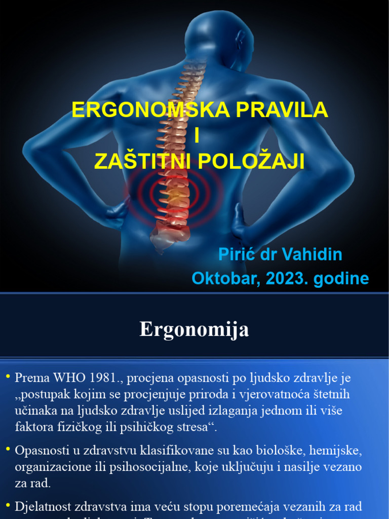 Ergonomija | PDF