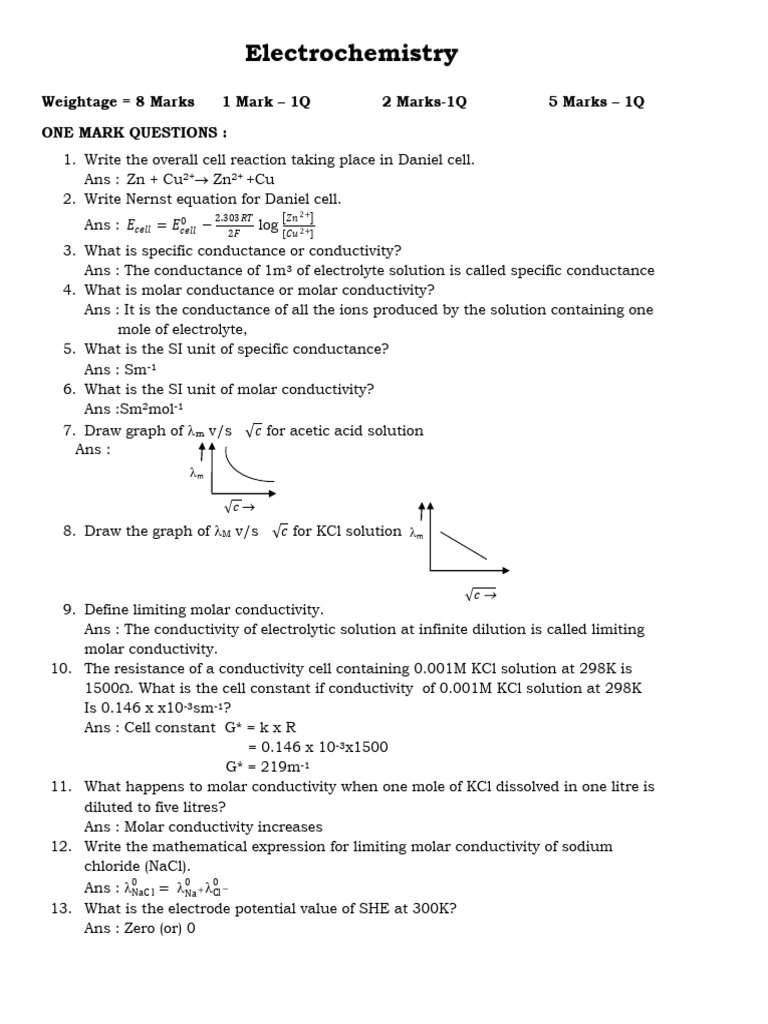 Chem 2nd Electro | PDF