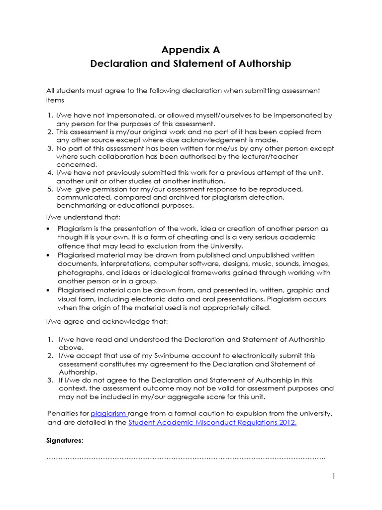 Coles Group Assignment - Appendices | PDF | Plagiarism