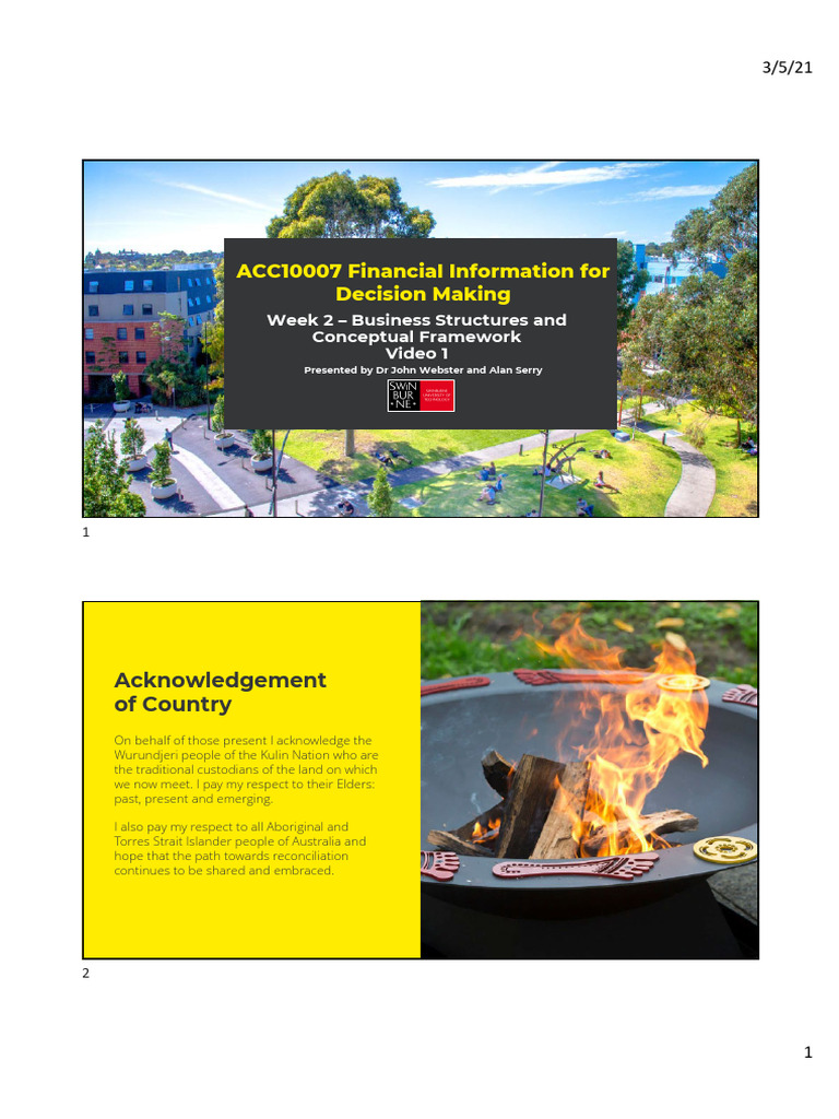 Week 2 Slides | PDF | Partnership | Financial Statement Week 2 Slides | PDF | Partnership | Financial Statement