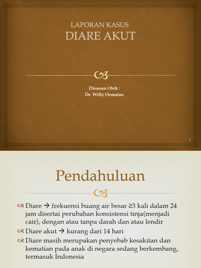 Laporan Kasus Diare Akut | PDF