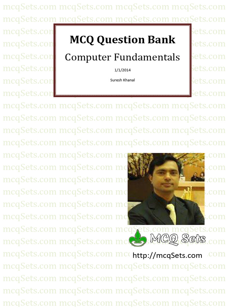 Computer-Fundamental-Mcq-Bank Edit | PDF | Computer Data Storage ...