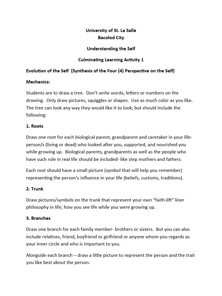 CLE Evolution of The Self | PDF | Trees | Flowers