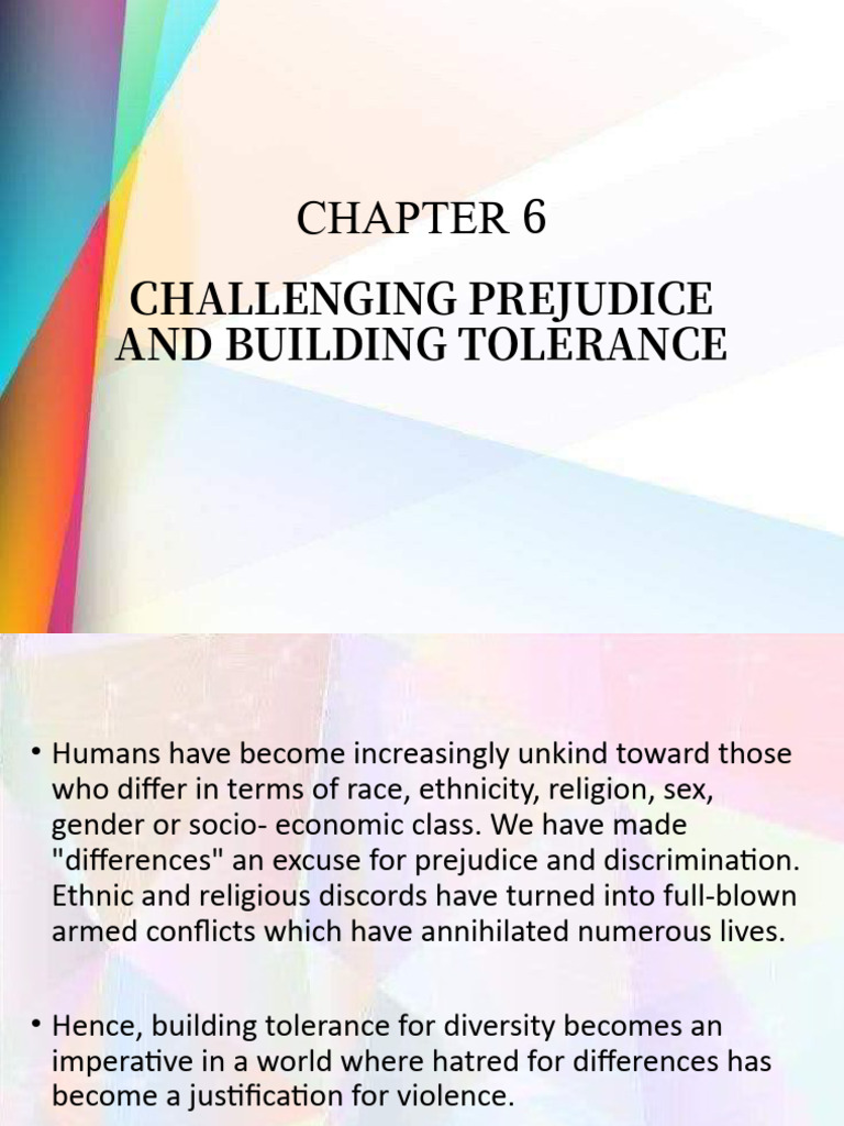Chapter 6 Wps Office | PDF | Prejudices | Toleration