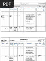 Lathe Machine Risk Assessment | PDF | Risk | Safety