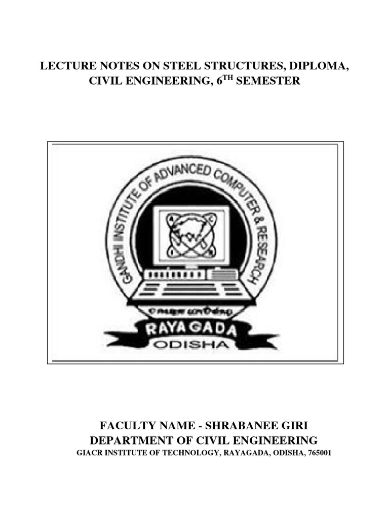 Steel Structures | PDF | Deformation (Engineering) | Engineering
