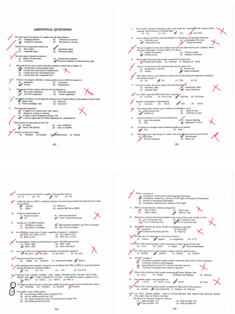 IC Joshi Meteorology (1) - Paper2 | PDF