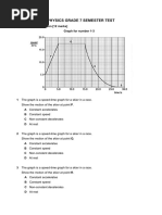 Grade 8 Physics Worksheet | PDF | Velocity | Speed