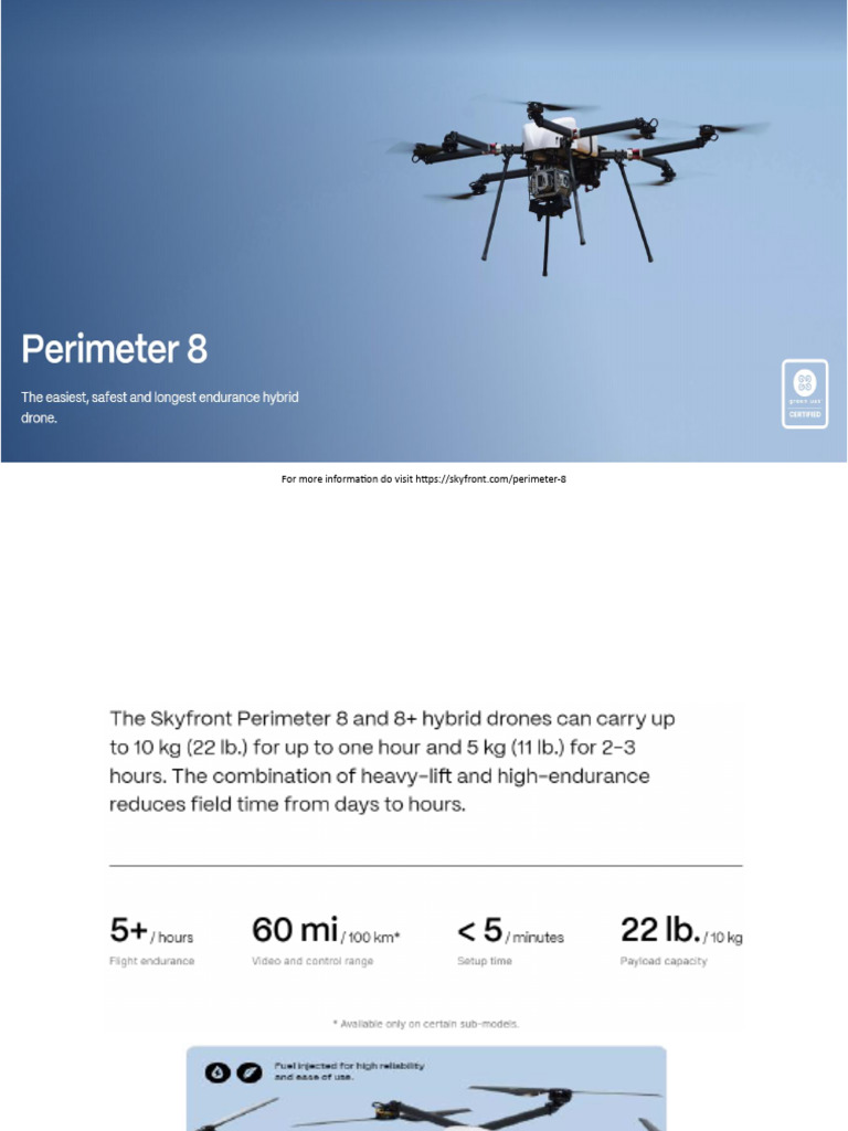 Skyfront Perimeter 8 Brochures | PDF