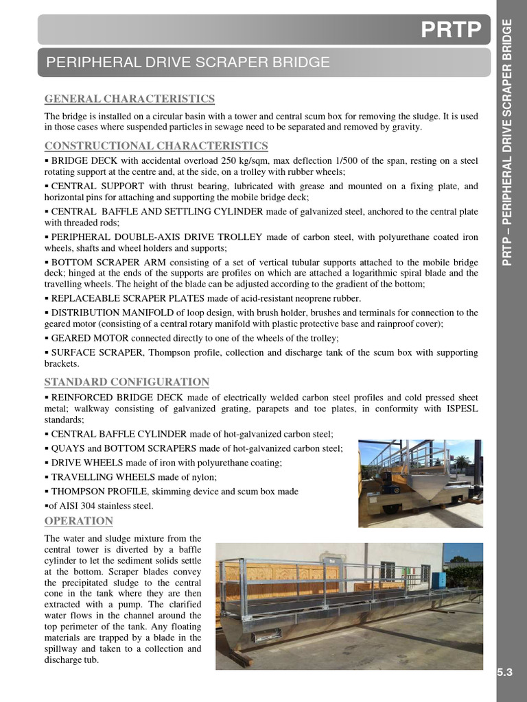 PRTP Peripheral Drive Scraper Bridge | PDF