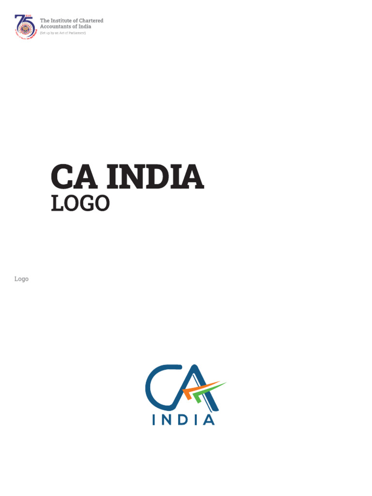 Logo Manual-New CA India Logo | PDF