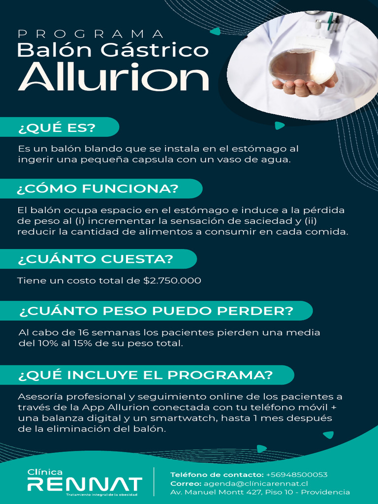 Info Balon Gastrico Allurion | PDF | Salud y bienestar | Ciencia y ...