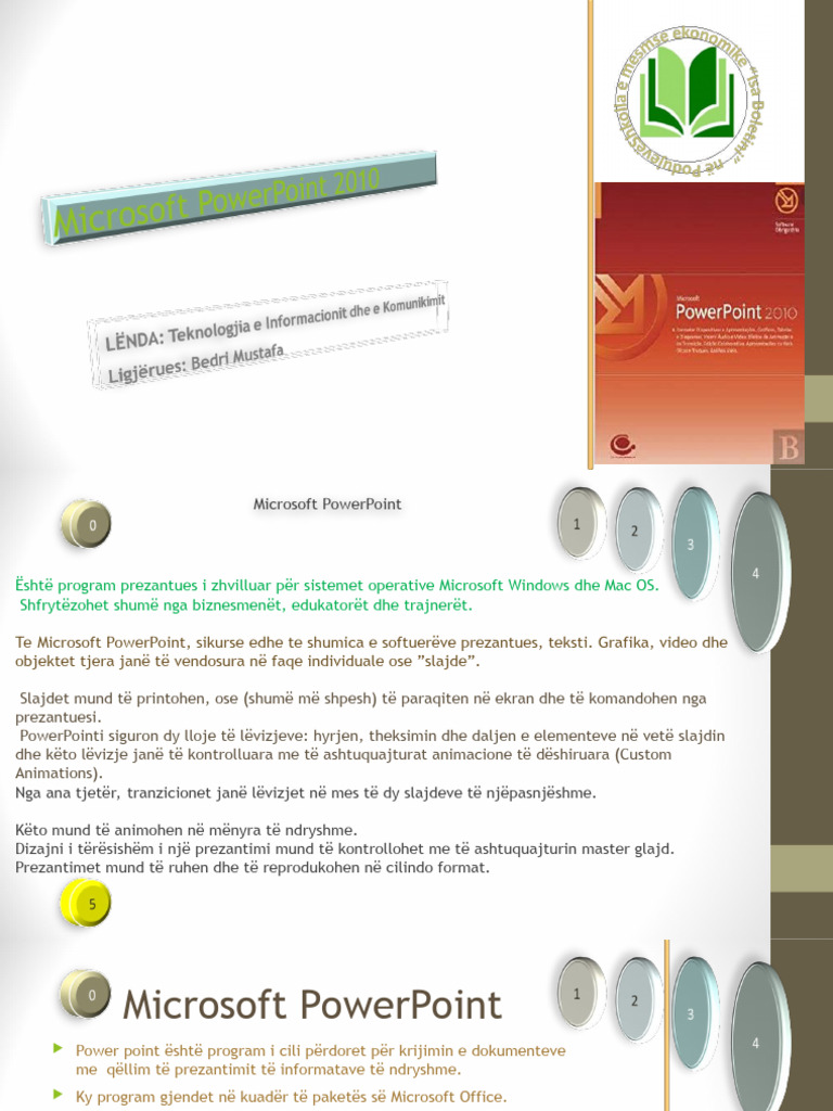 Powerpoint 2010 Prezantim 1 | PDF