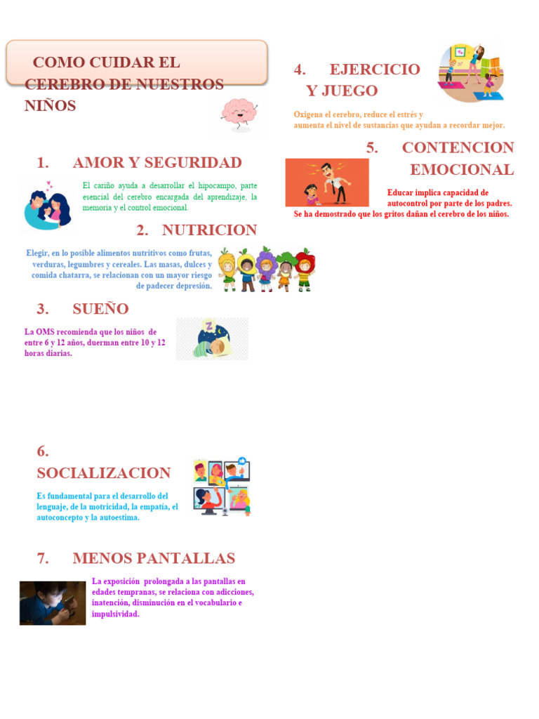 Como Cuidar El Cerebro De Nuestros Niños Pdf